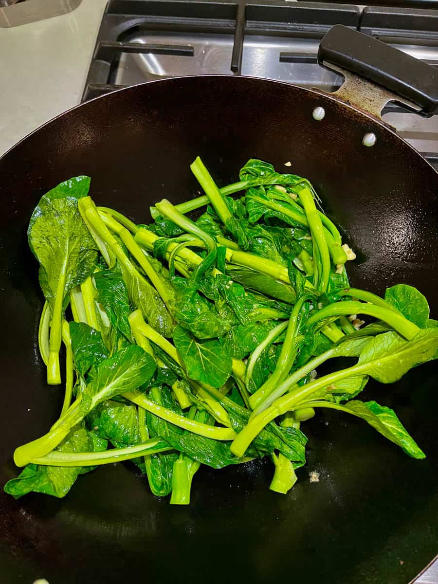 Easy Chinese Yu Choy (Choy Sum) (10 min recipe) - Busy But Cooking