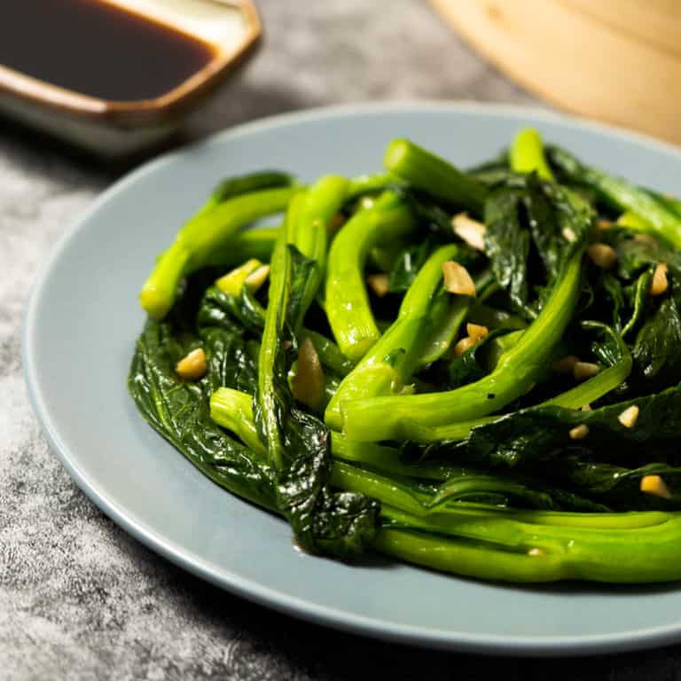 Easy Chinese Yu Choy (Choy Sum) (10 min recipe) - Busy But Cooking